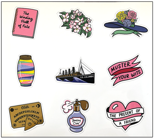 Vinyl Sticker Set | Betsy-Tacy Society